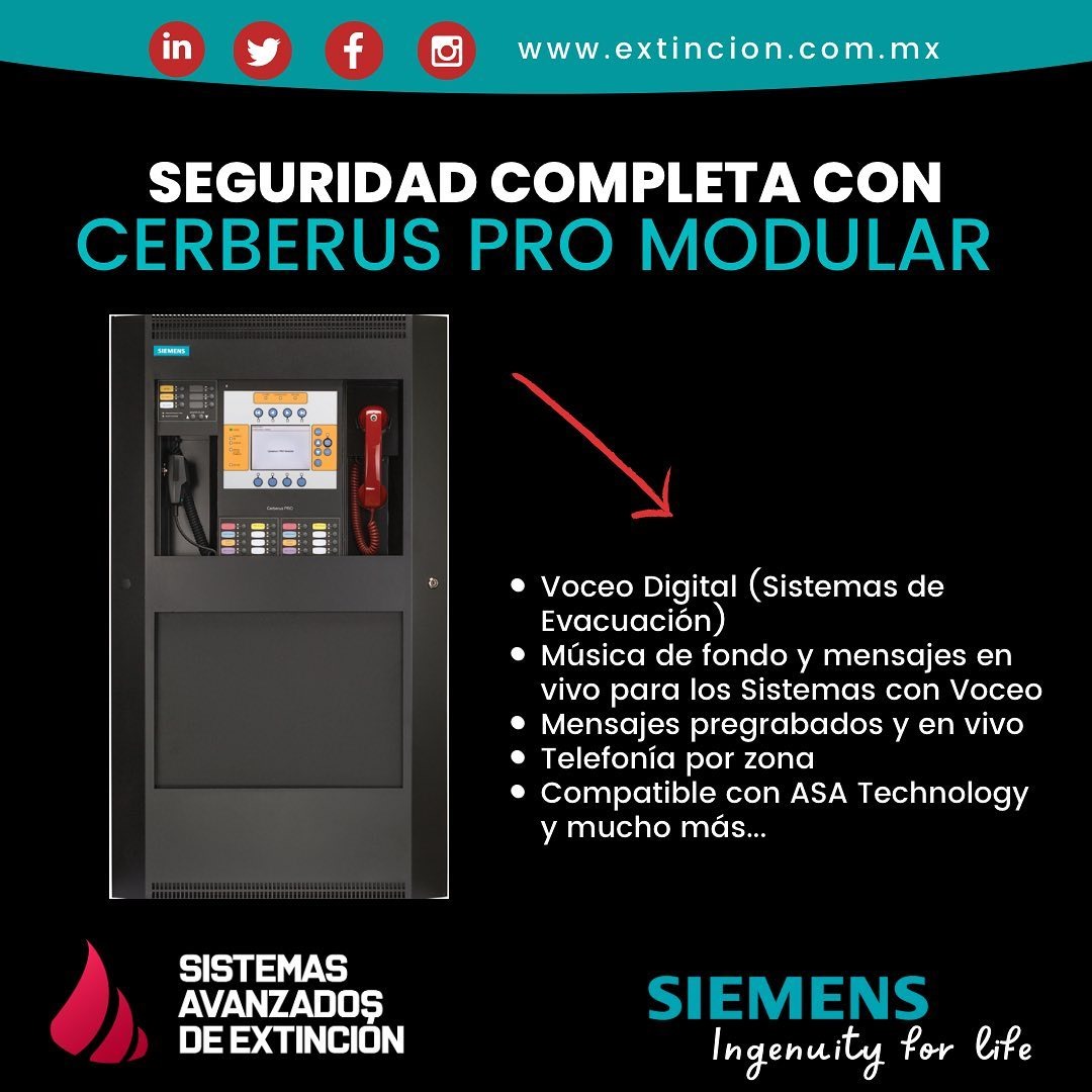 Certificación Siemens Cerberus PRO Modular Julio 8,9,10,11 2025 ...